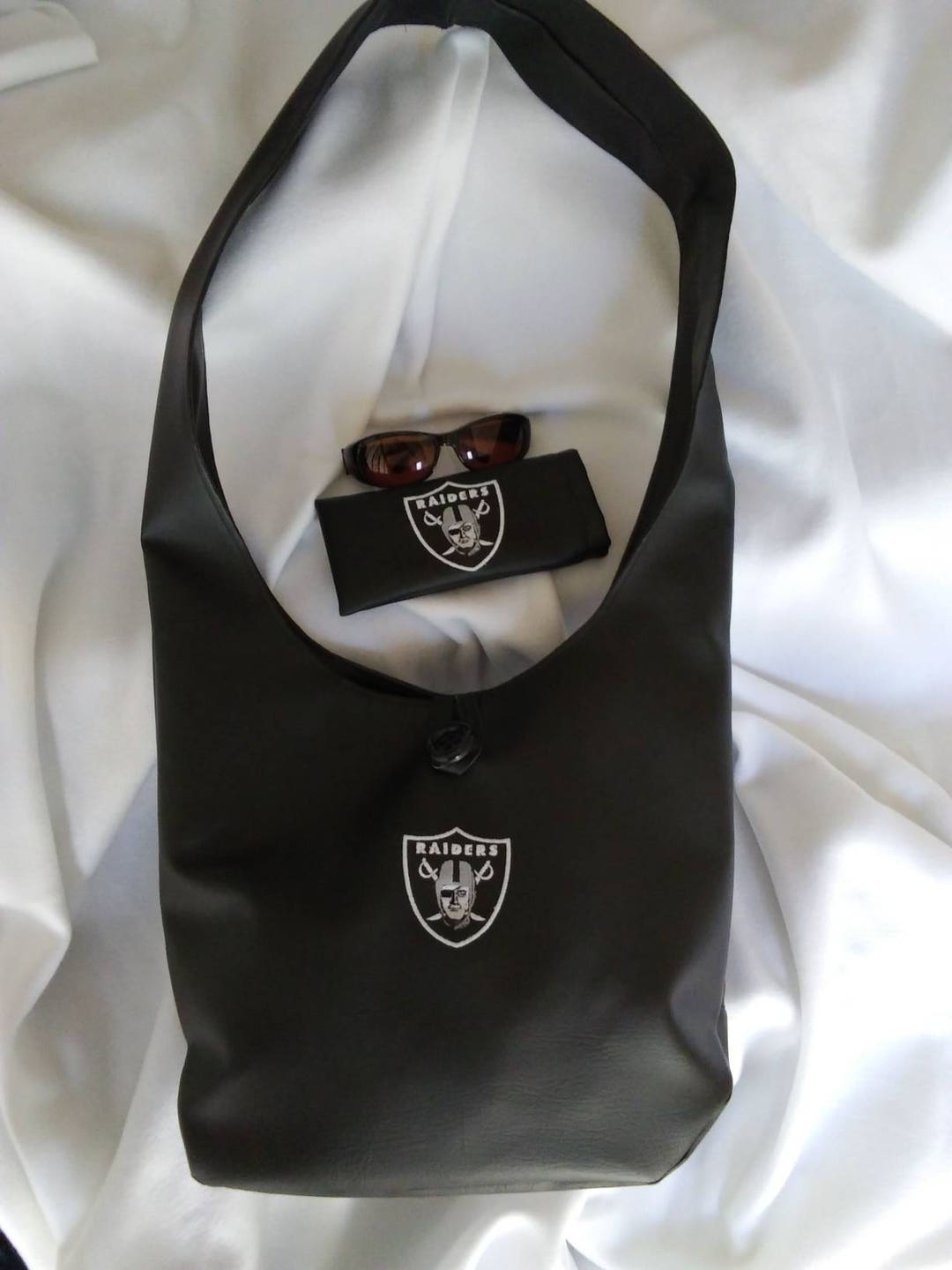 Raiders Purse and Sunglass Case - Etsy