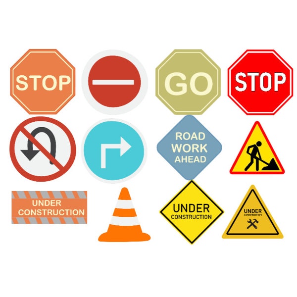 Stop Go Sign - Etsy