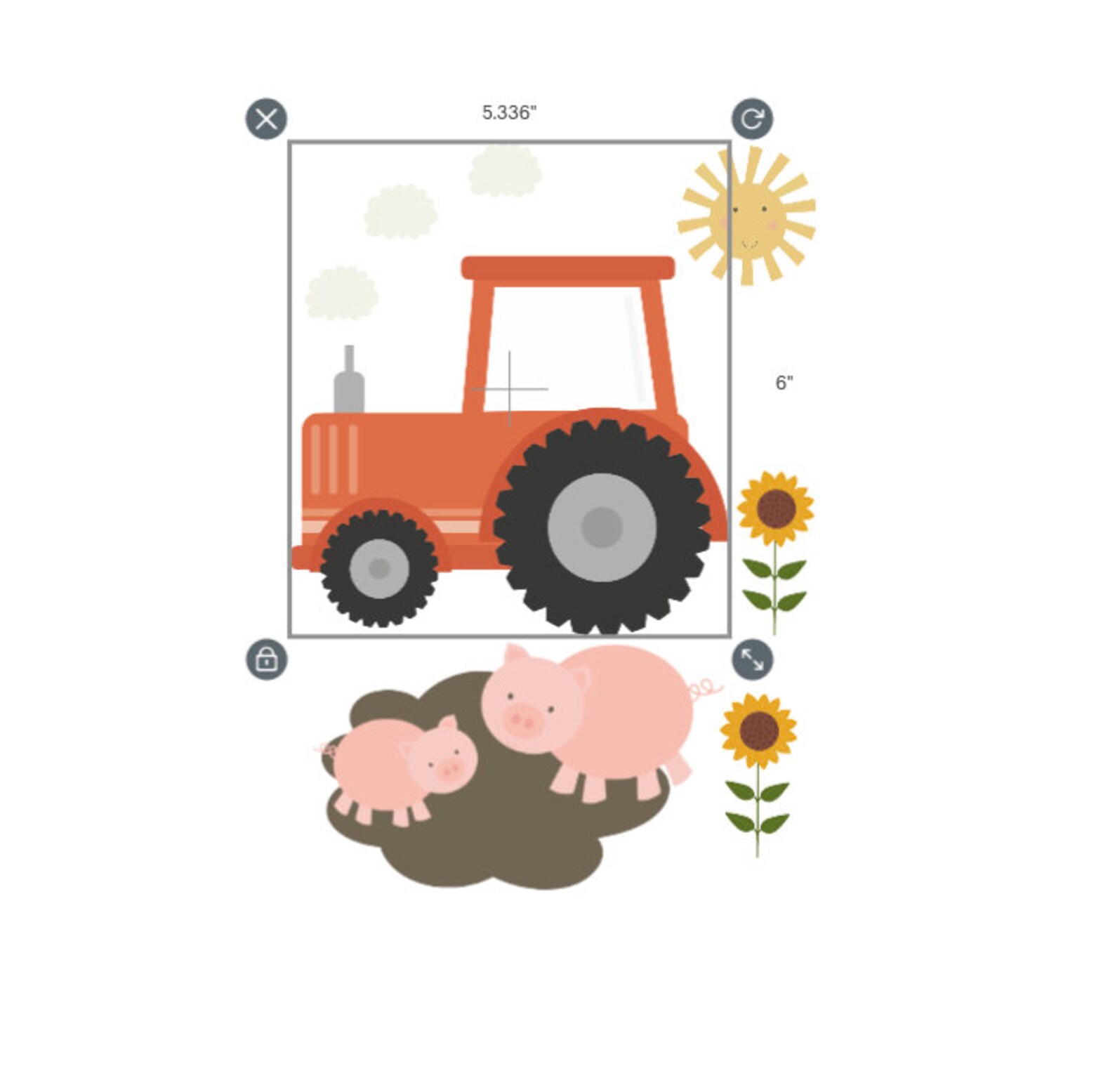 Farm Animal Stickers Farm Animals Vinyl Decal Stickers Wall - Etsy