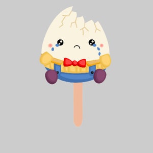 Humpty Dumpty, Story Telling Stick Puppet, Humpty Dumpty Nursery Rhyme ...