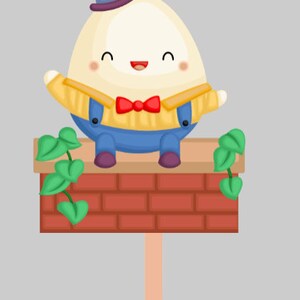 Humpty Dumpty, Story Telling Stick Puppet, Humpty Dumpty Nursery Rhyme ...