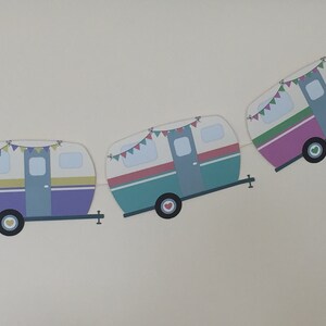 Retro Caravan Bunting: Handmade Vintage Style Garland, 60" - Etsy