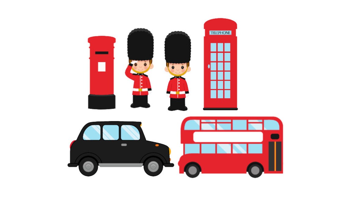 London Stickers London Vinyl Wall Stickers Playroom Decor - Etsy
