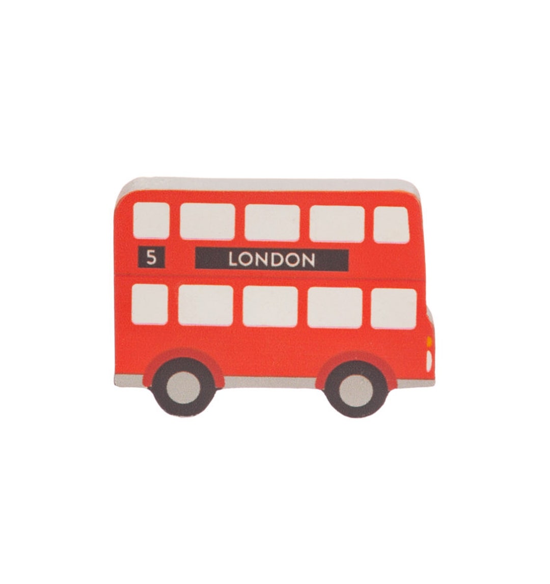 London Bus Drawer Knob, Red Bus Furniture Knob, Nursery Drawer Knob ...