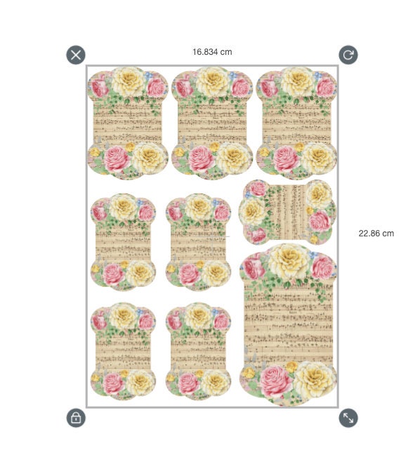 Ribbon Spool Cards Set of 9 Vintage French Design Lace | Etsy