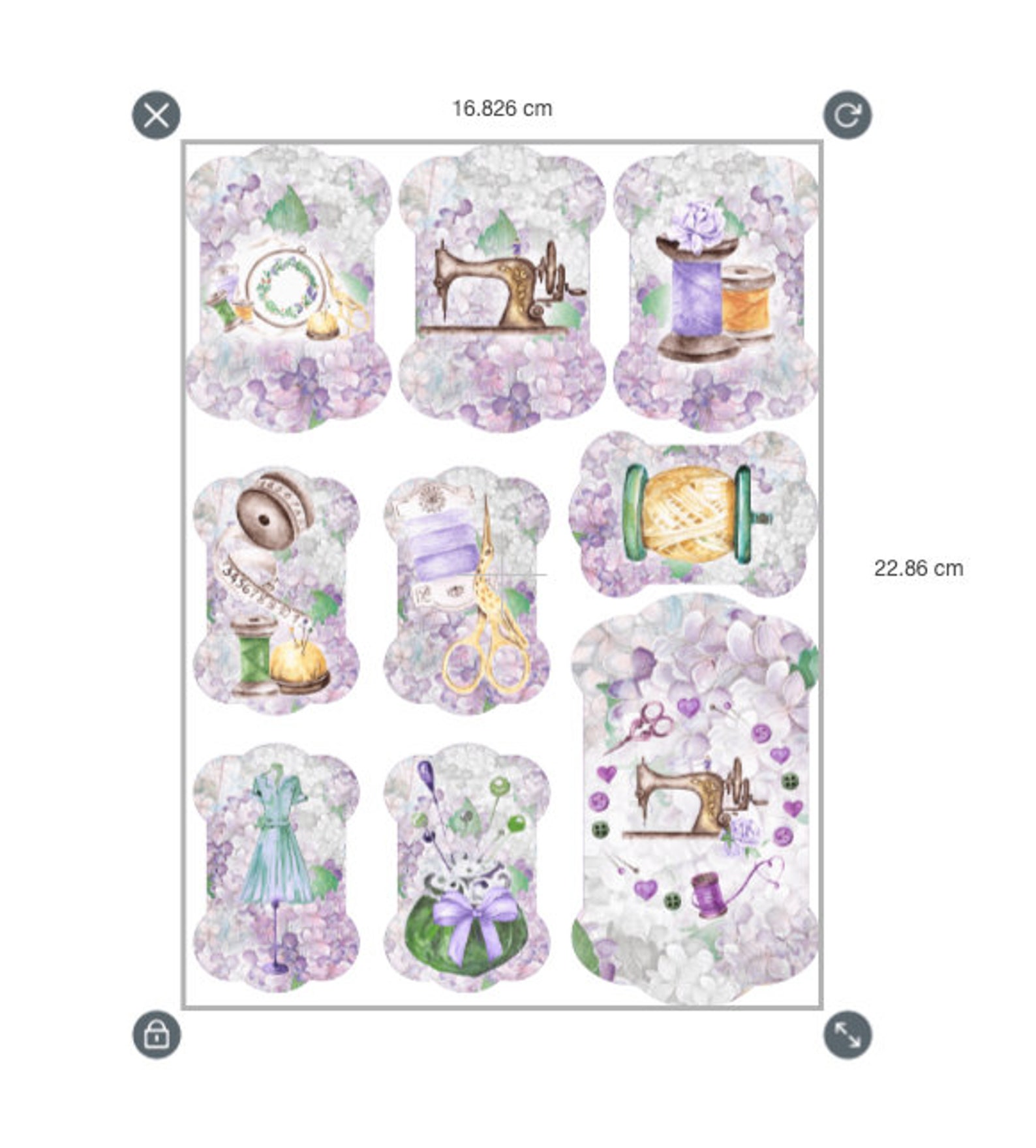 Ribbon Spool Cards Set of 9 Vintage French Design Lace | Etsy