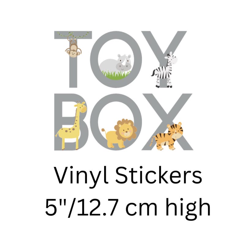 Toy Box Stick on Labels - Etsy UK