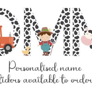 Farm Animal Stickers, Farm Animals Vinyl Decal Stickers, Wall Stickers ...
