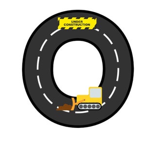 TOY BOX Stickers, TOYS Label, Construction Road Style, Transport Theme ...