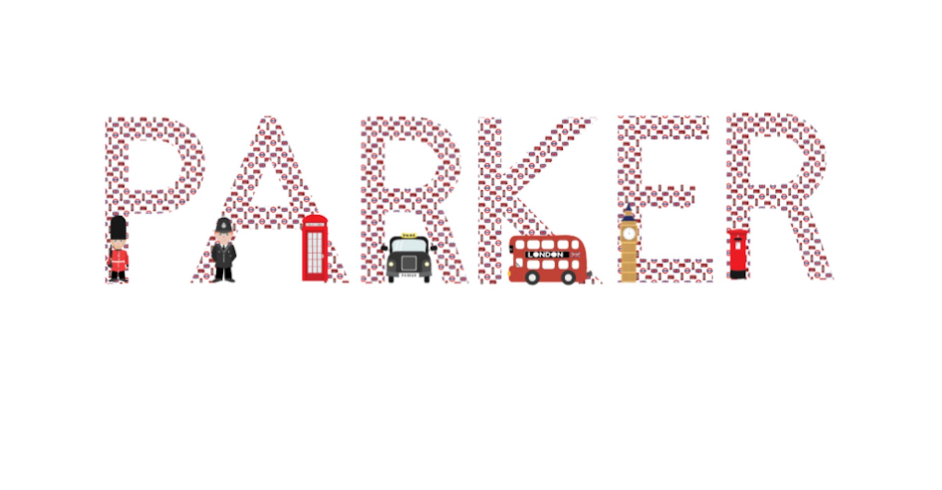 Personalised Name Stickers London Theme Name Wall Stickers - Etsy UK