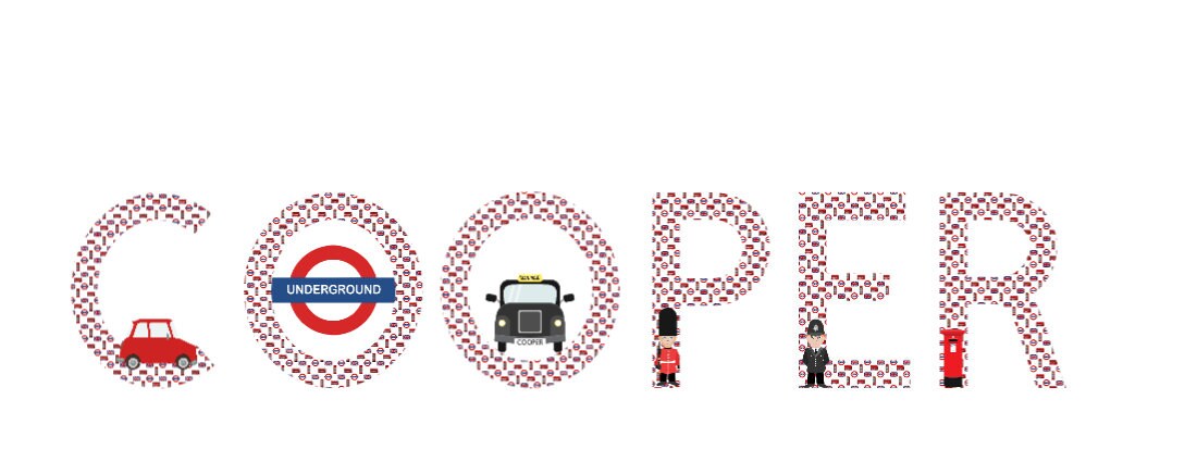 Personalised Name Stickers London Theme Name Wall Stickers - Etsy UK