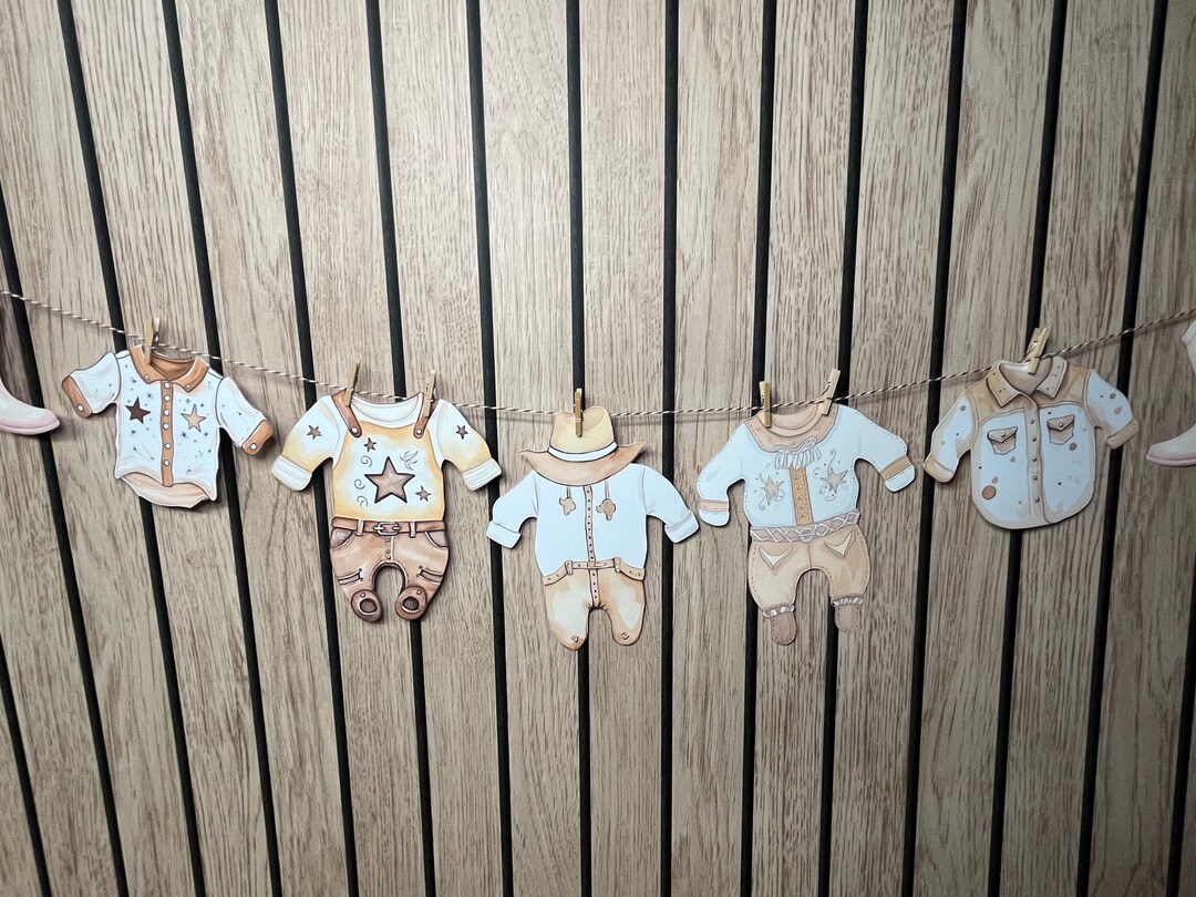 Cowboy Baby Shower Bunting, Cowgirl Baby Shower Garland, Cowboy Theme ...