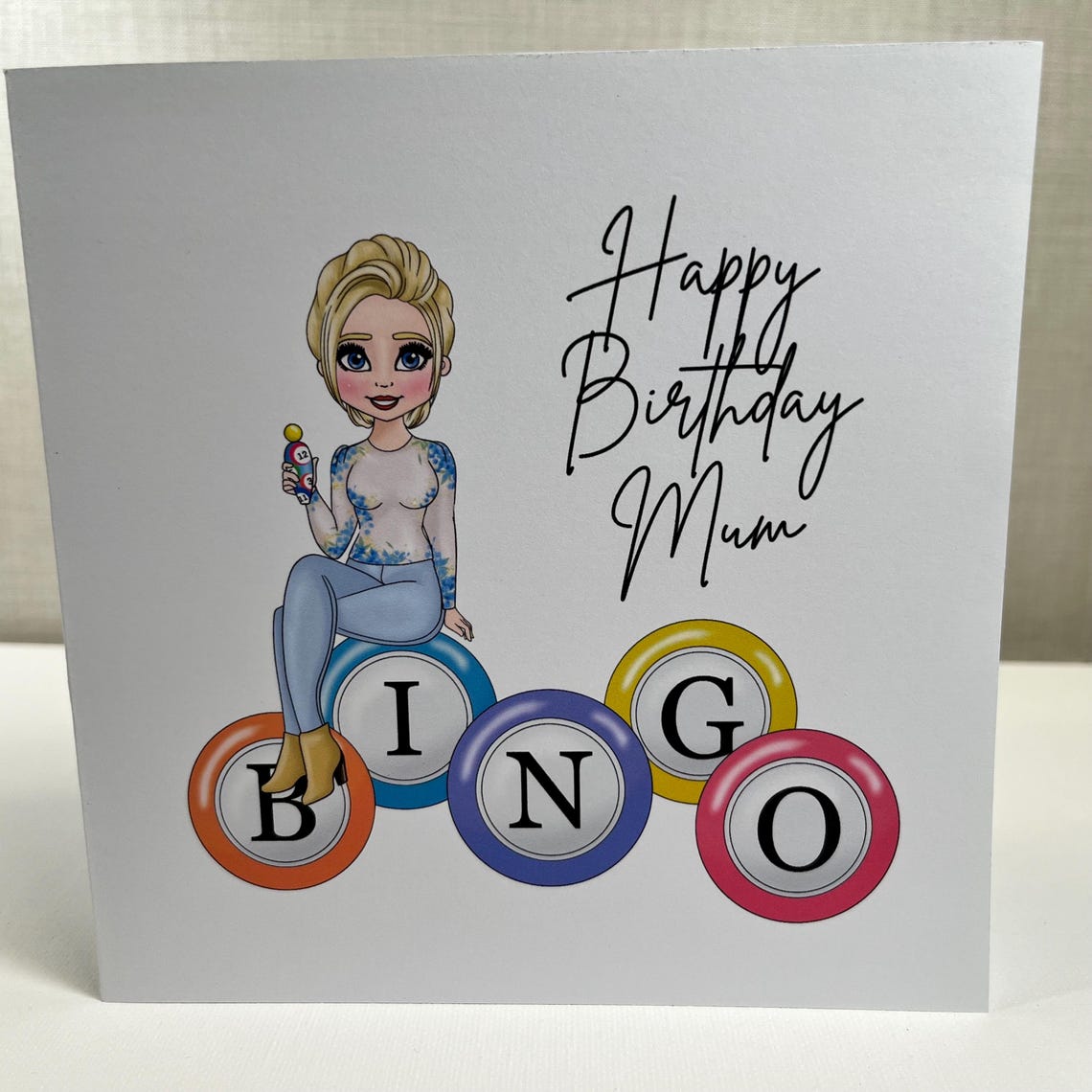 Personalised Bingo Greeting Card, Funny Birthday Card, Choice of 5 ...