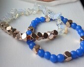 HYACINTH Gemstone Beaded Bracelet Set Moonstone and - Etsy