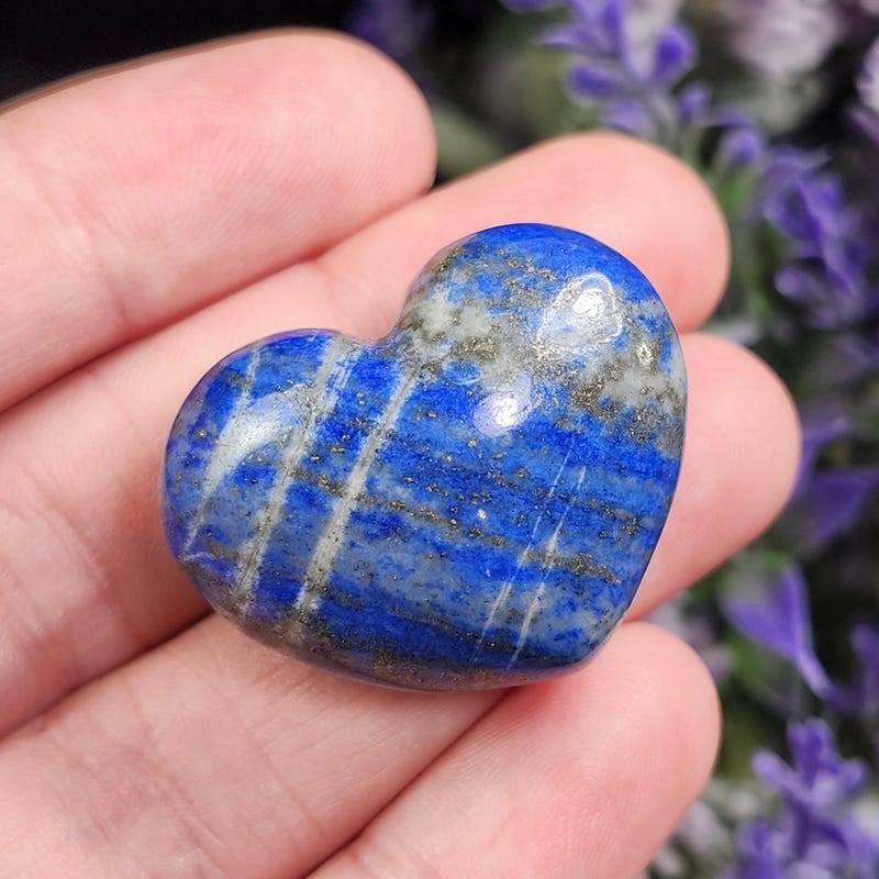 Heart With Lapis - Etsy