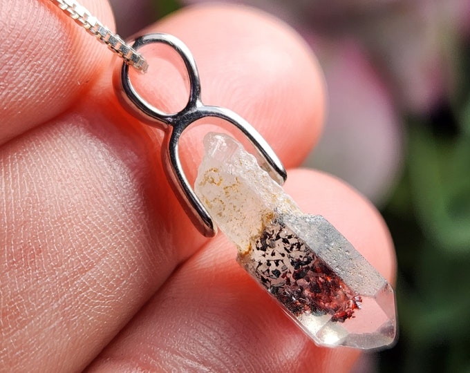Disco Fire Pendant - RARE Crystal - Disco Fire Quartz - Quartz Pendant ...