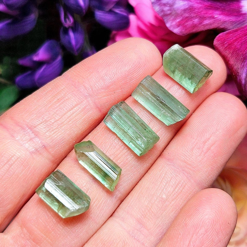 Green Terminated Tourmaline - Etsy