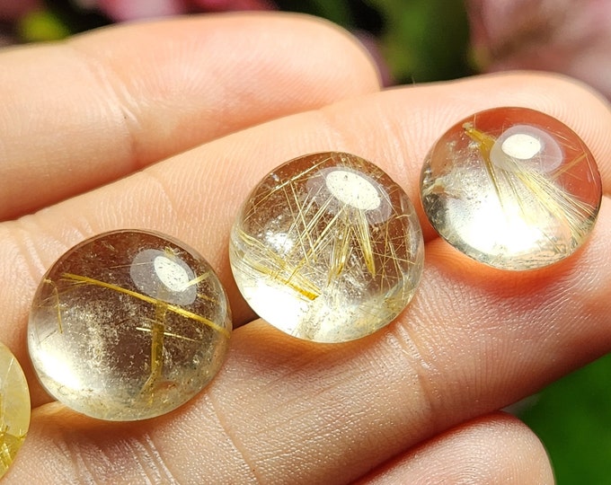 Golden Rutilated Quartz Crystal - Clear Quartz - Gold Rutile - Crystal ...