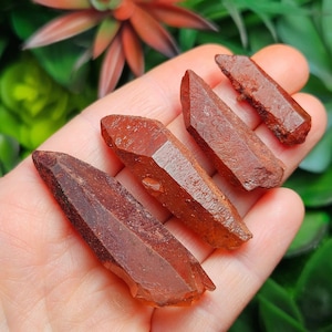 Red Quartz Crystal - Red Dragon Quartz - Hematite Quartz - Red Dragon ...
