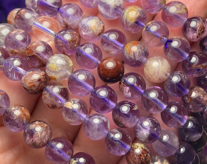 Super 7 Bracelet / Super Seven Crystal / Crystal Bracelet / Amethyst ...