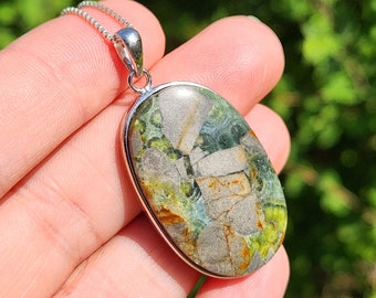 Wavellite Pendant Wavellite Crystal Wavellite Necklace Wavellite ...