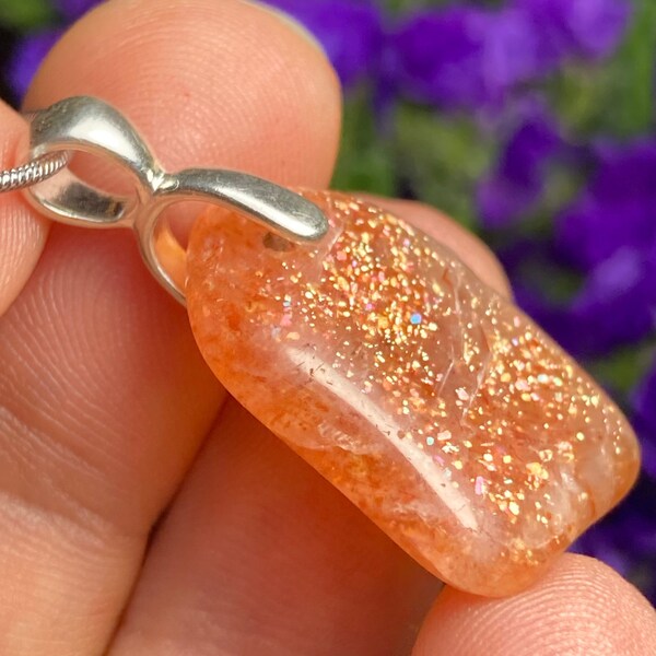 Sunstone Pendant - Etsy