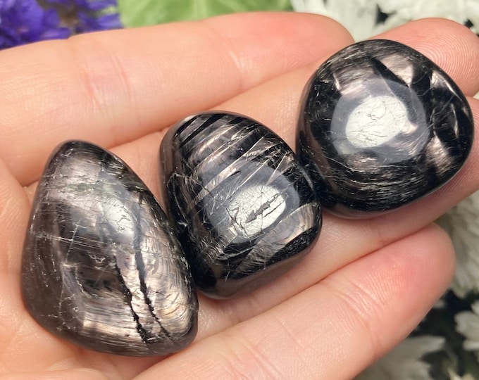 Hypersthene, Hypersthene Palm Stone, Hypersthene Stone, Healing Stones ...