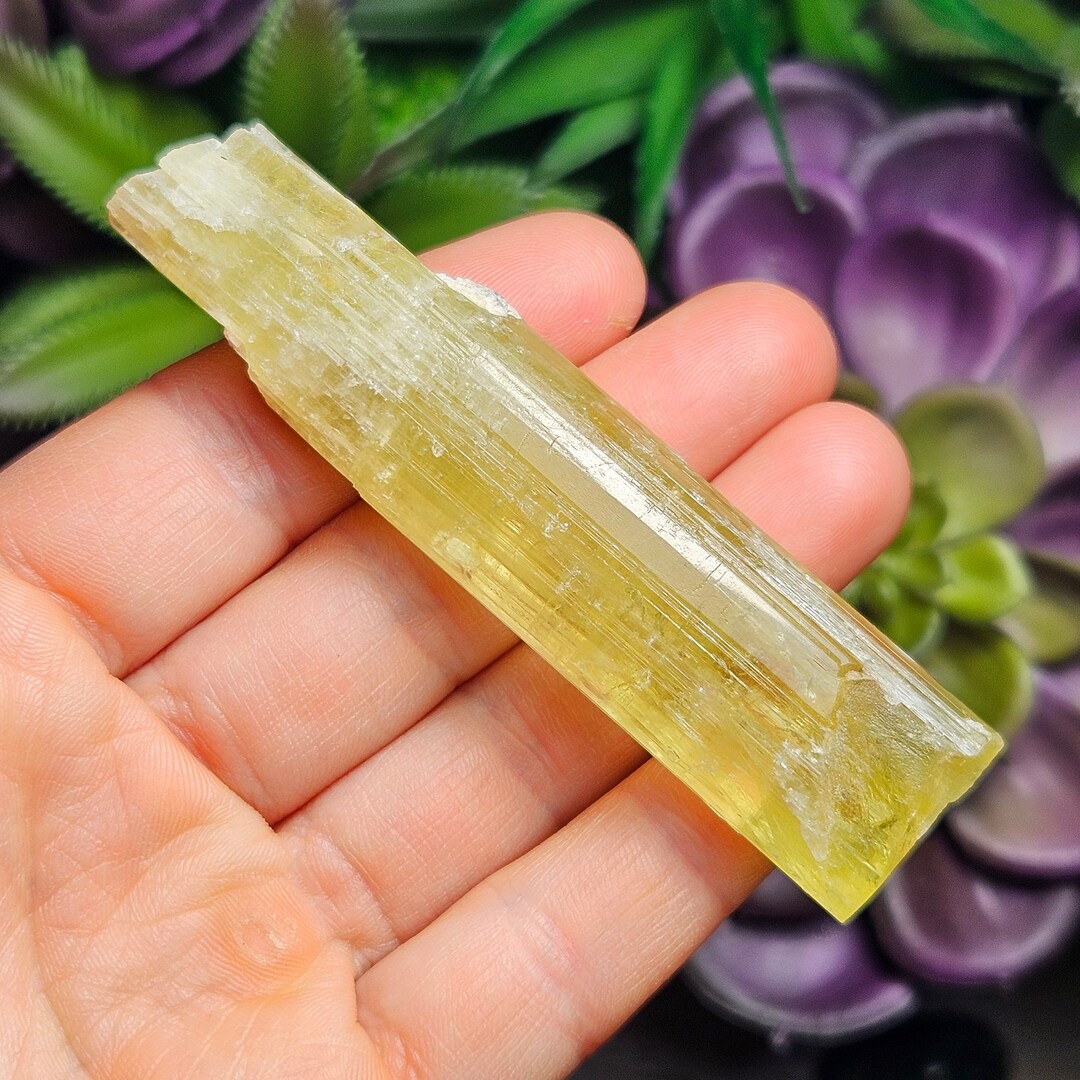 Heliodor Crystal - 41g AAA Heliodor Beryl - Golden Beryl - Heliodor ...
