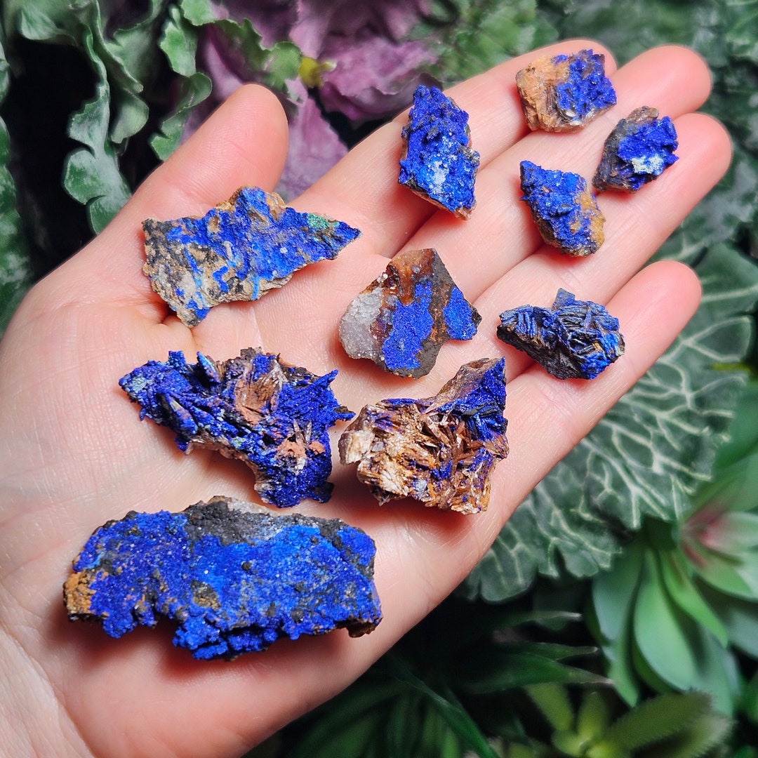 Raw Azurite Crystal Raw Azurite Blue Azurite Azurite Specimen Azurite ...