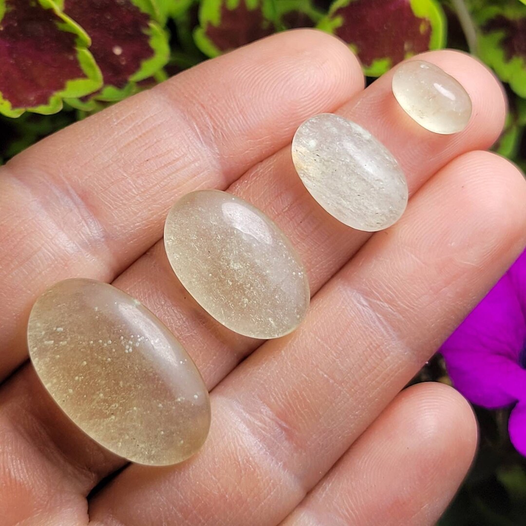 Libyan Desert Glass Cabochon: Gold Tektite Stone, Handmade in Egypt - Etsy