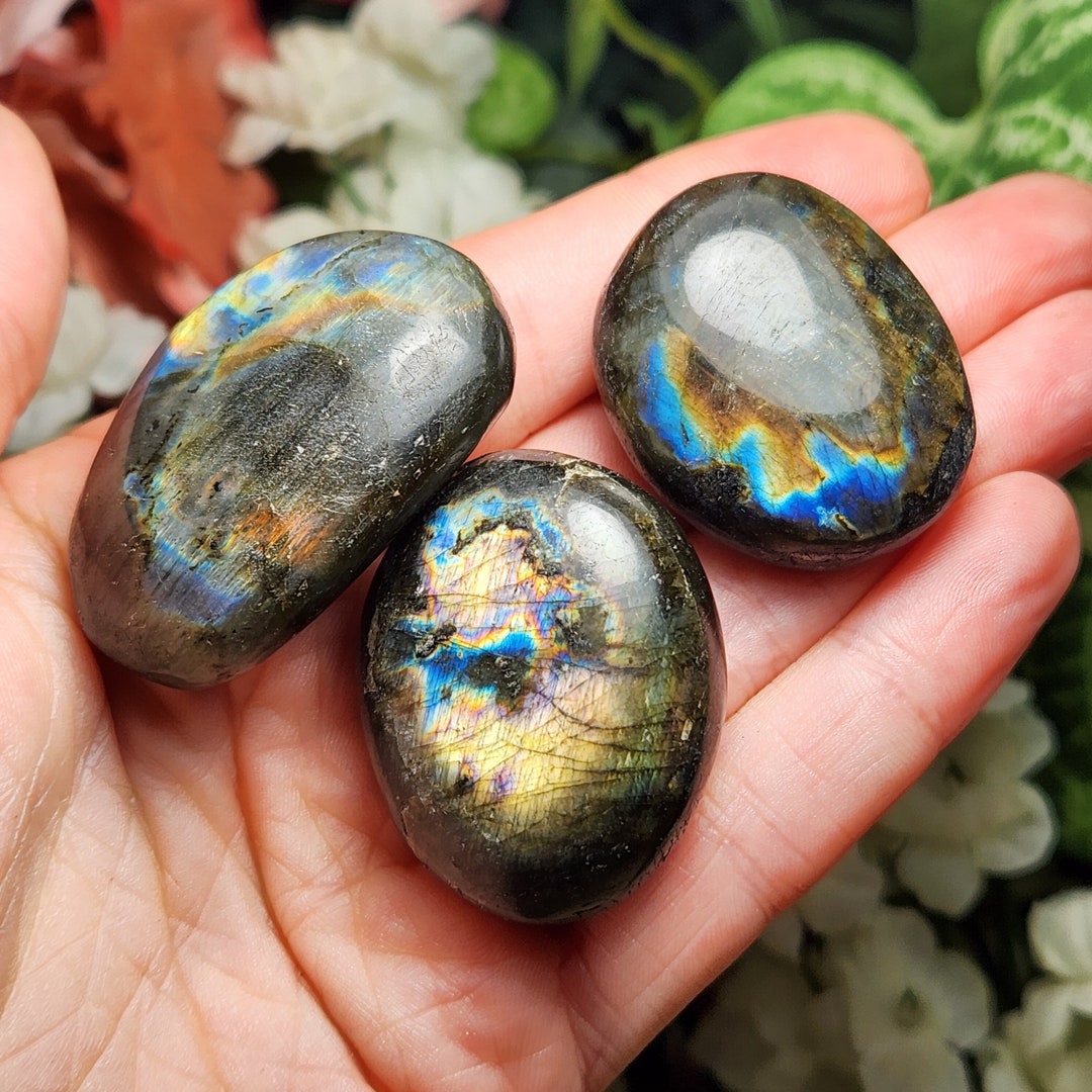 Spectrolite Palm - Spectrolite - Labradorite Crystal - Labradorite Palm ...