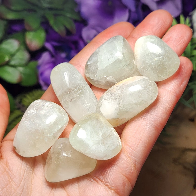 Green Apophyllite RARE Crystal Specimen: Polished, Tumbled Apophyllite ...