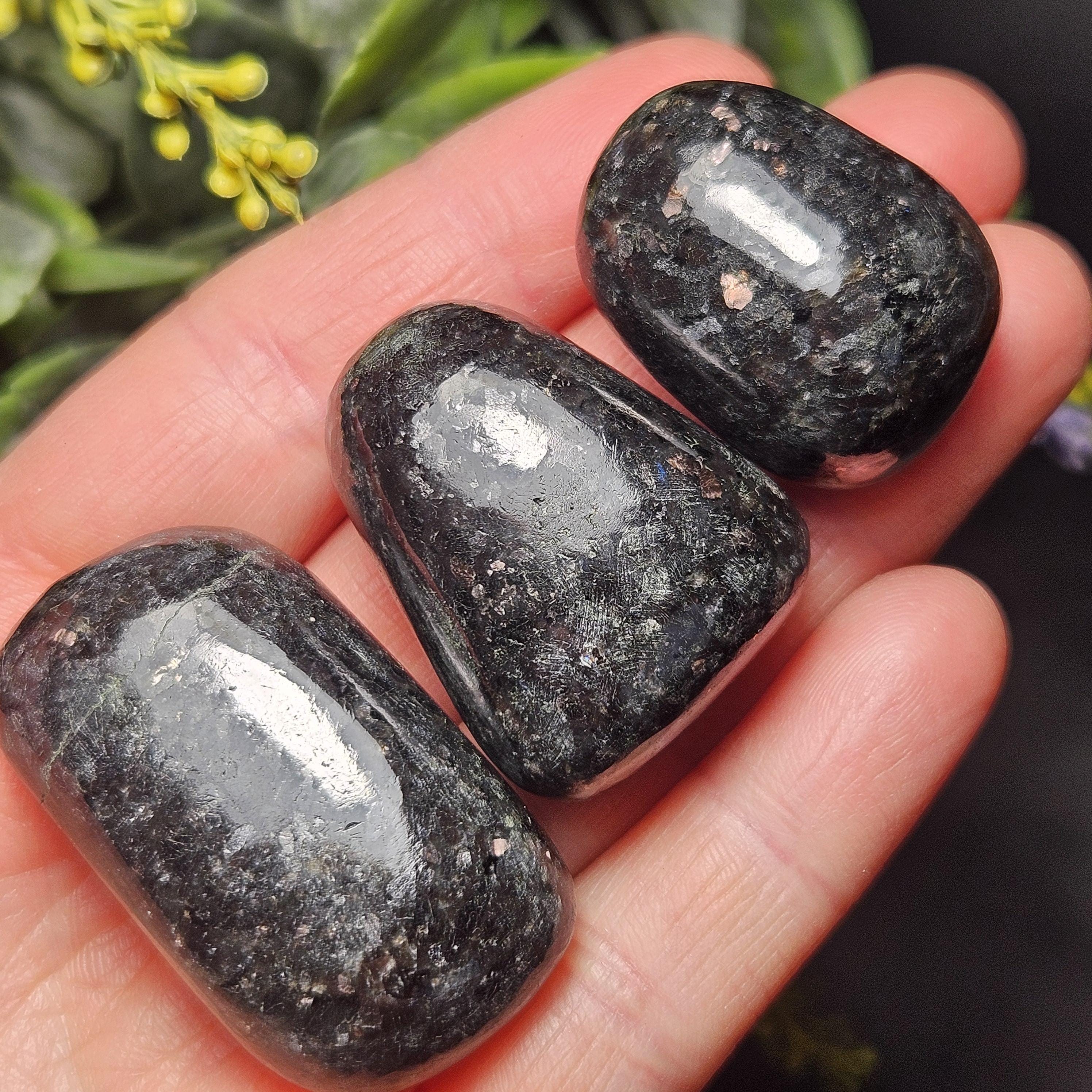 Nuummite Crystal: Tumbled Coppernite Specimen From India - Etsy