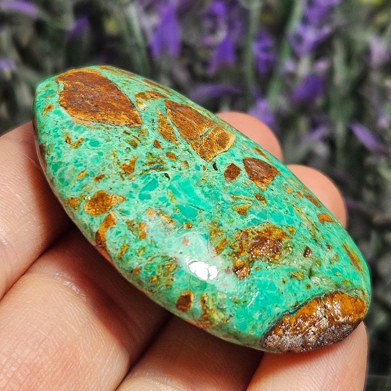 Green Smithsonite Palm Stone - Smithsonite Crystal - Smithsonite Stone ...