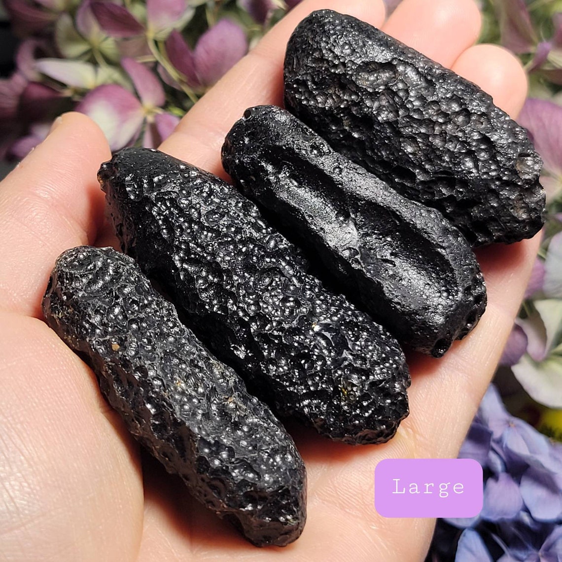 Tibetan Tektite / Black Tektite / Home Decor / Metaphysical / | Etsy
