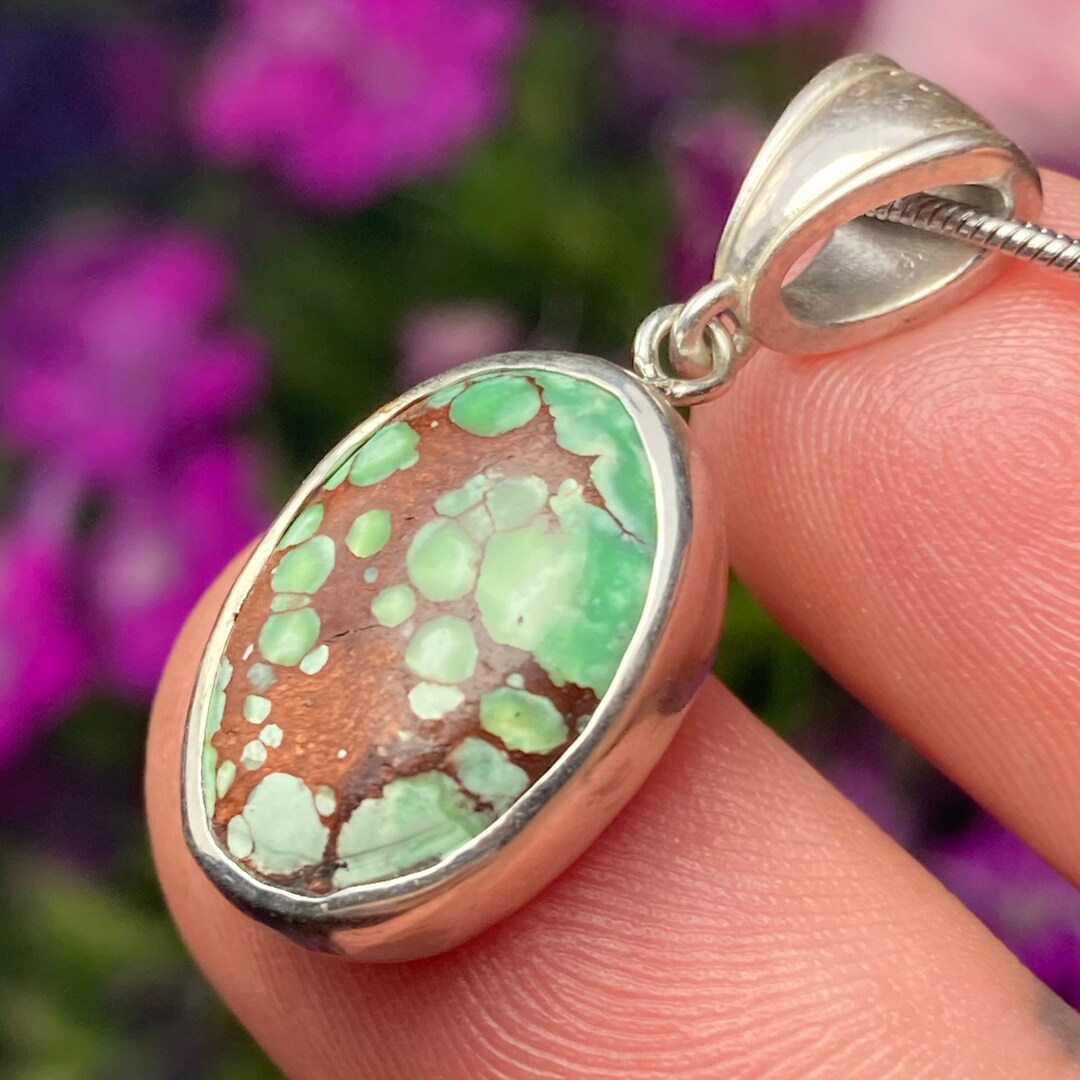 Egyptian Turquoise Pendant Natural Turquoise Turquoise Necklace ...
