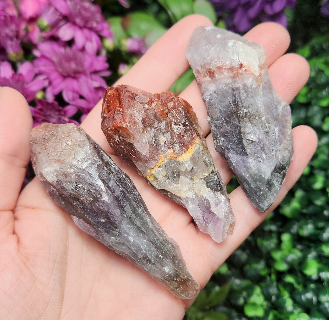Auralite 23 Crystal Red Capped Amethyst Auralite23 Auralite 23 Polished ...