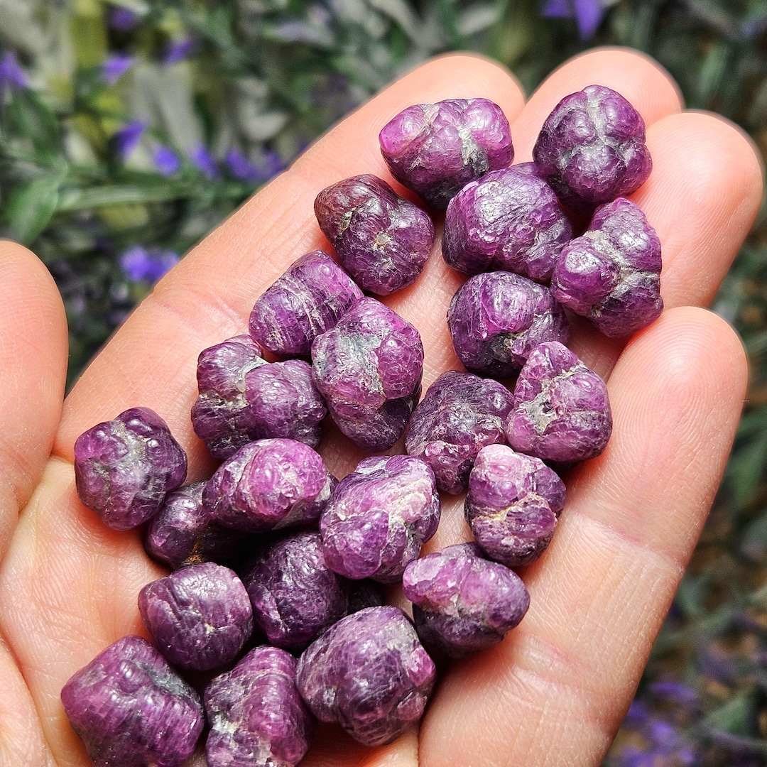 Raspberry Ruby Nodule Specimen: Raw Ruby Crystal - Etsy