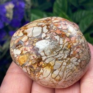 Ibis Jasper Crystal - Polished Ibis Jasper - Ibis Jasper Palm Stone ...
