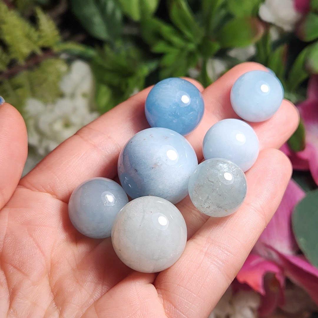 Aquamarine Sphere - Polished Aquamarine - Crystal Sphere - Aquamarine ...