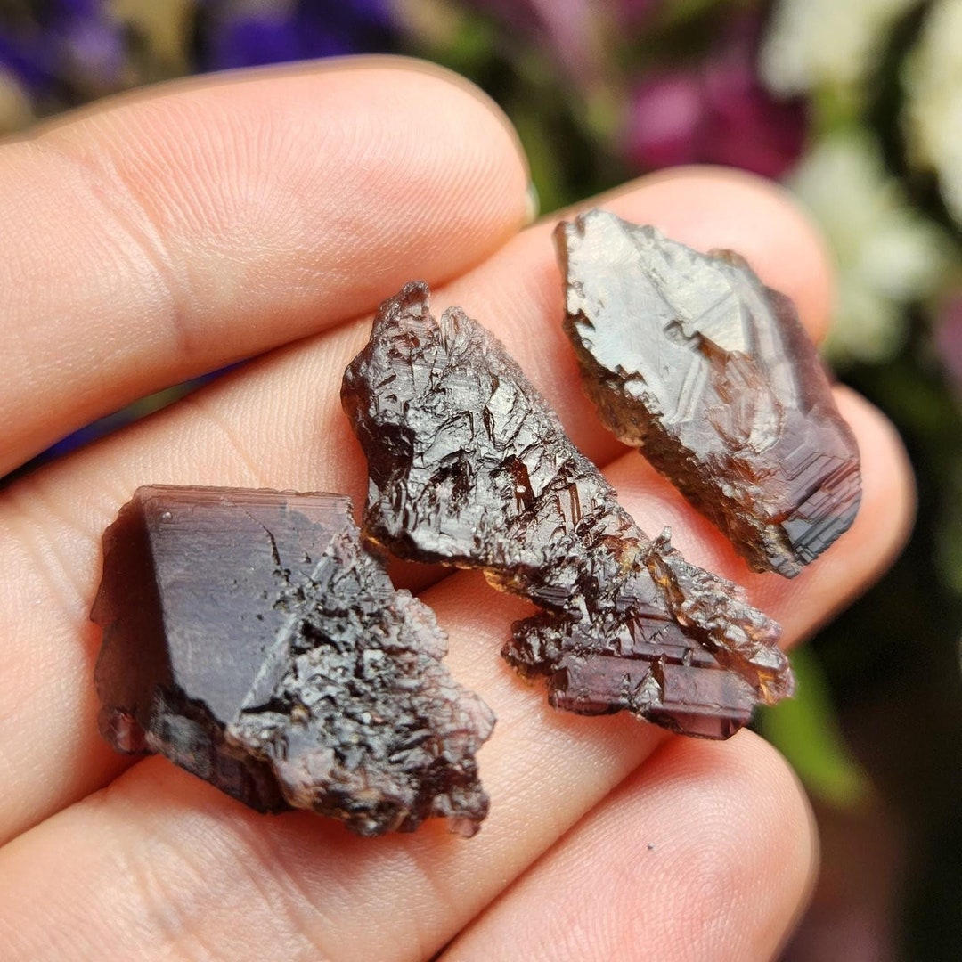 Etched Axinite Crystal Etched Axinite Axinite Stone Raw Axinite Crystal ...