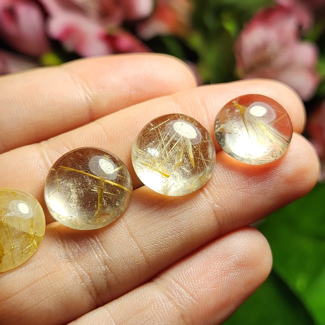 Golden Rutilated Quartz Crystal / Clear Quartz / Gold Rutile / Crystal ...
