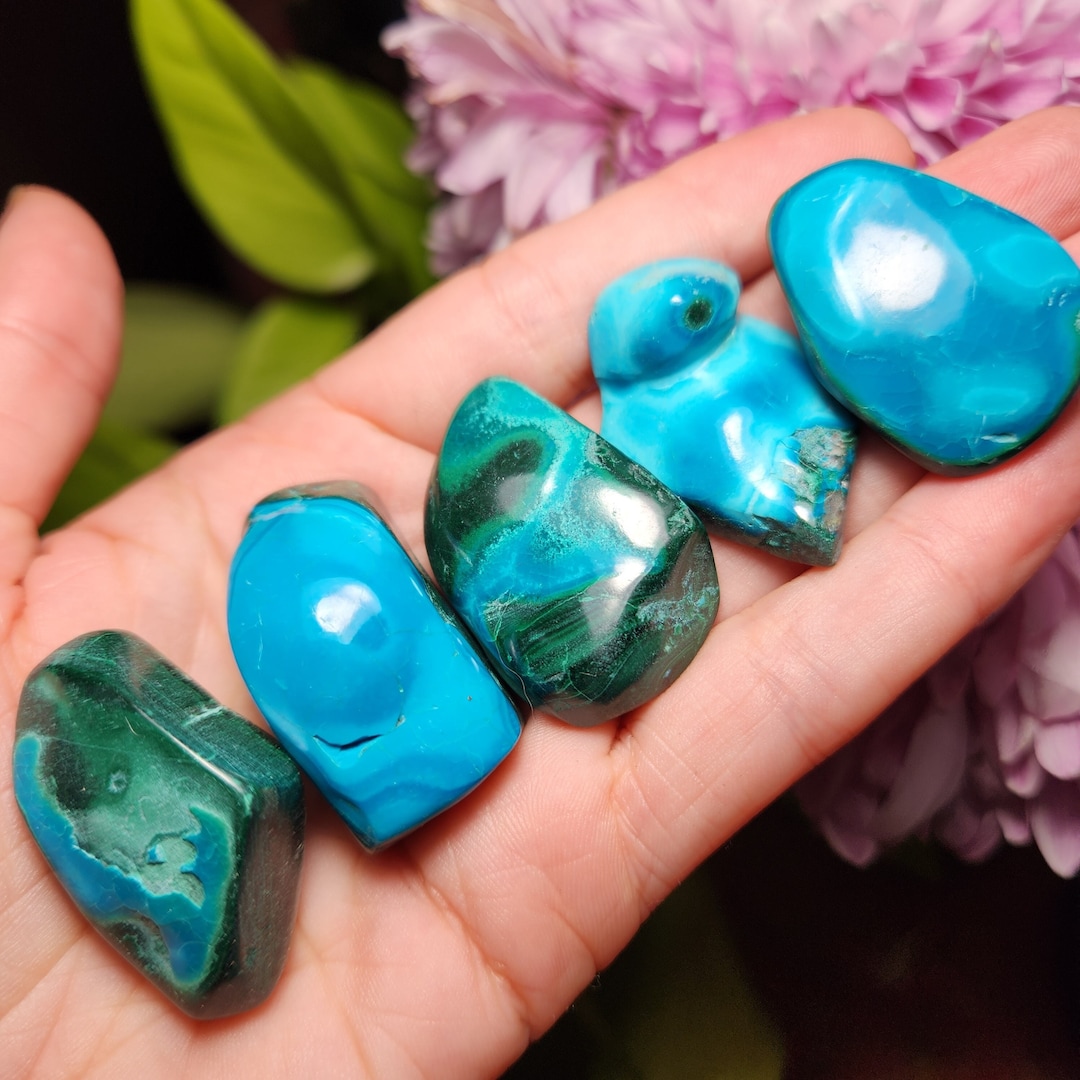 Chrysocolla Crystal - Chrysocolla Malachite - Polished Chrysocolla ...