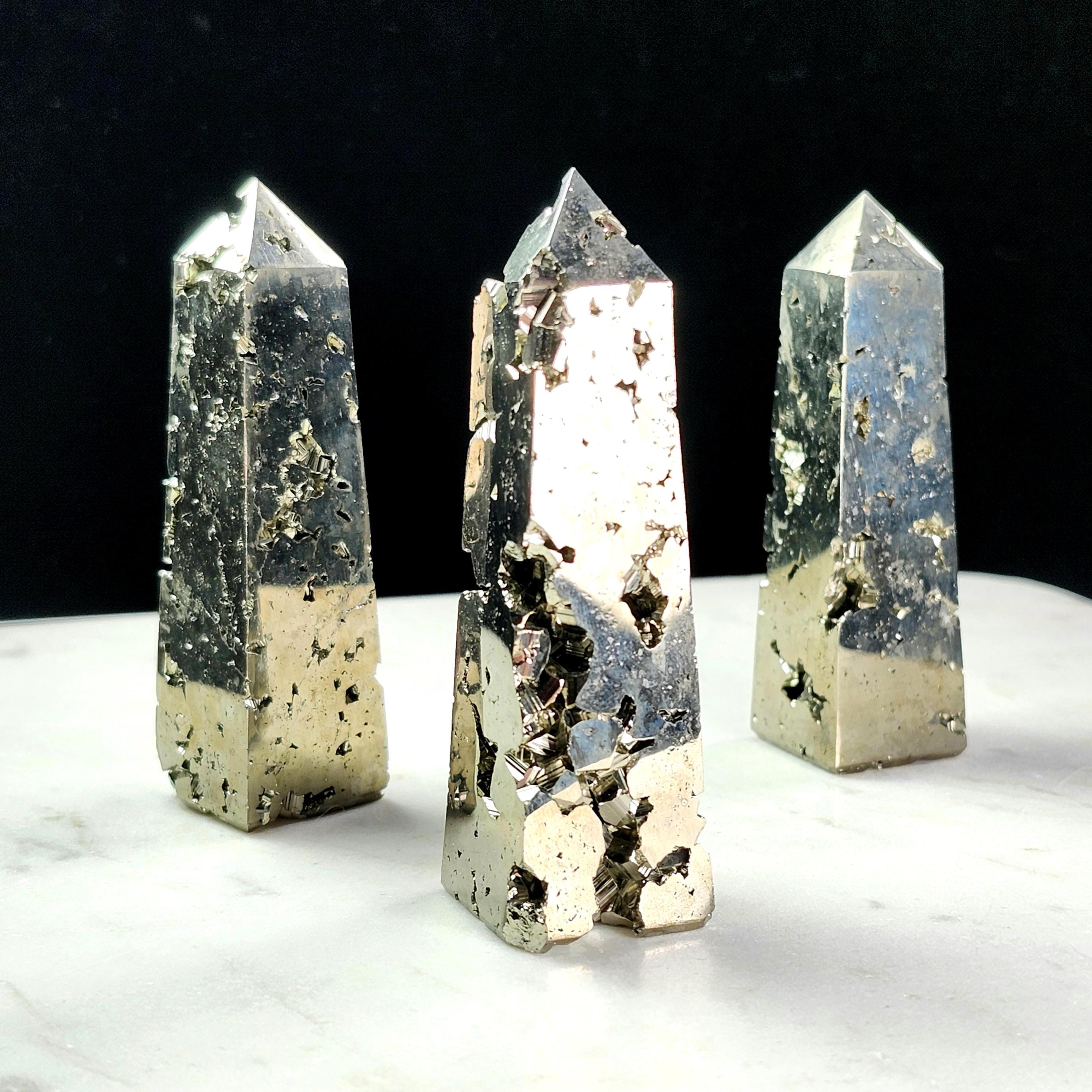 Pyrite Tower - Fools Gold - Pyrite Stone - Pyrite Crystal - Polished ...