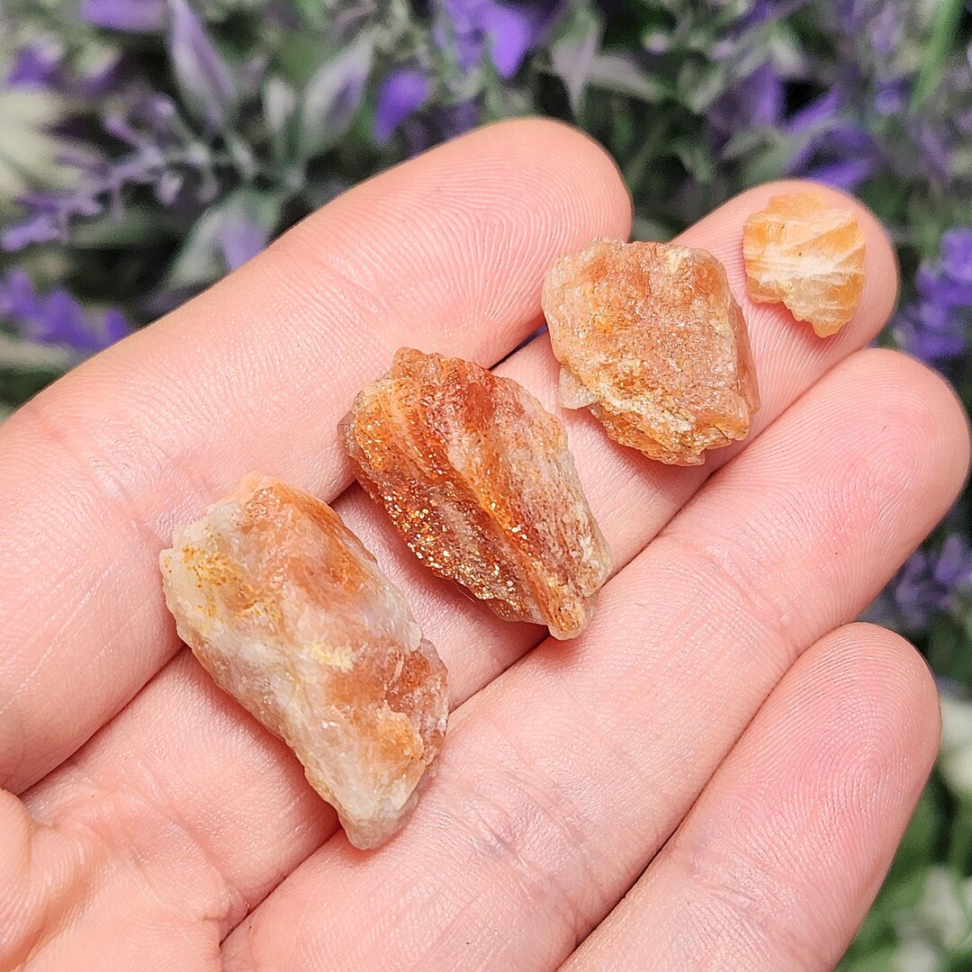 Raw Sunstone Crystal Specimen: Natural Sunstone From India - Etsy