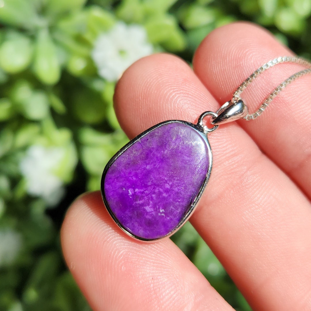 Sugilite Pendant / Sugilite Necklace / Sugilite Jewelry / Sugilite ...