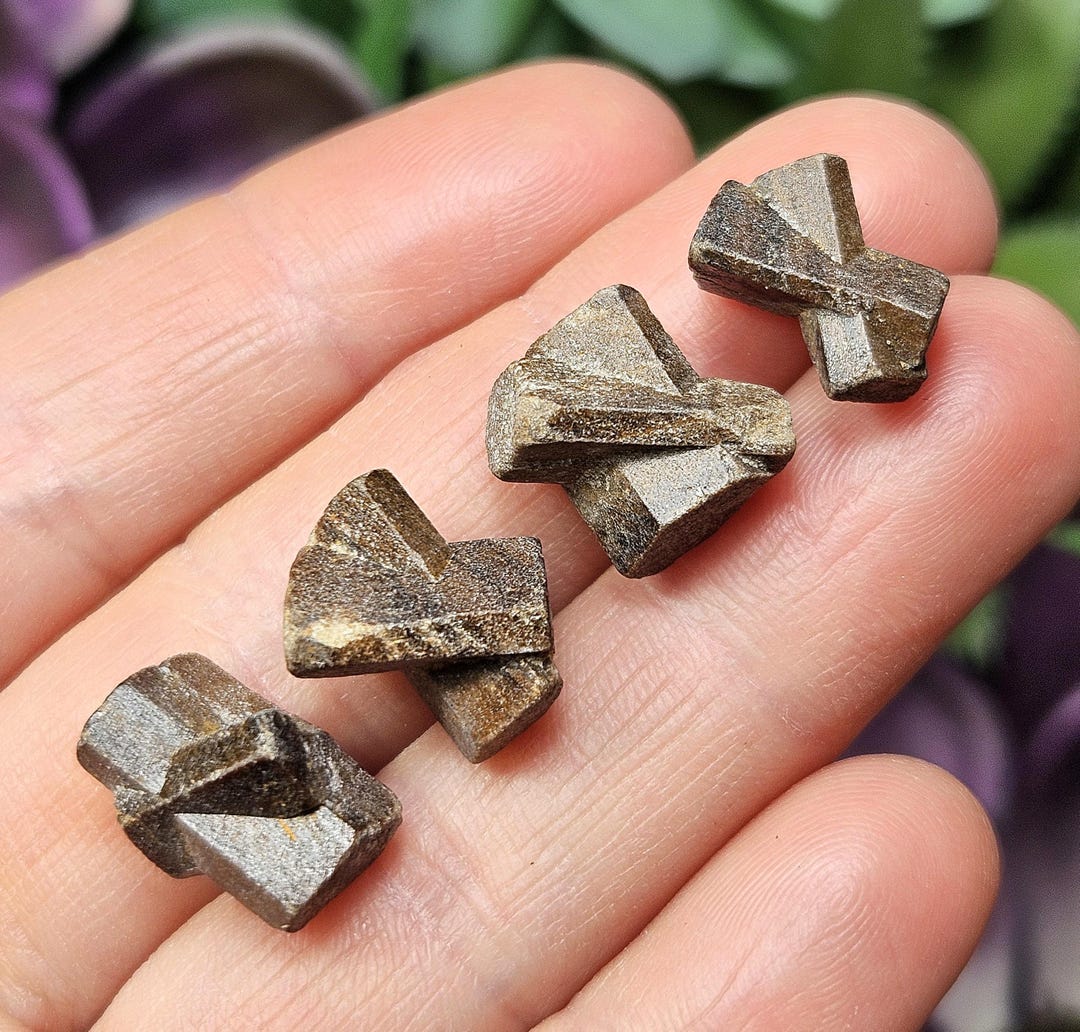 Staurolite Fairy Cross Crystal - Cross Stone - Staurolite Crystal ...