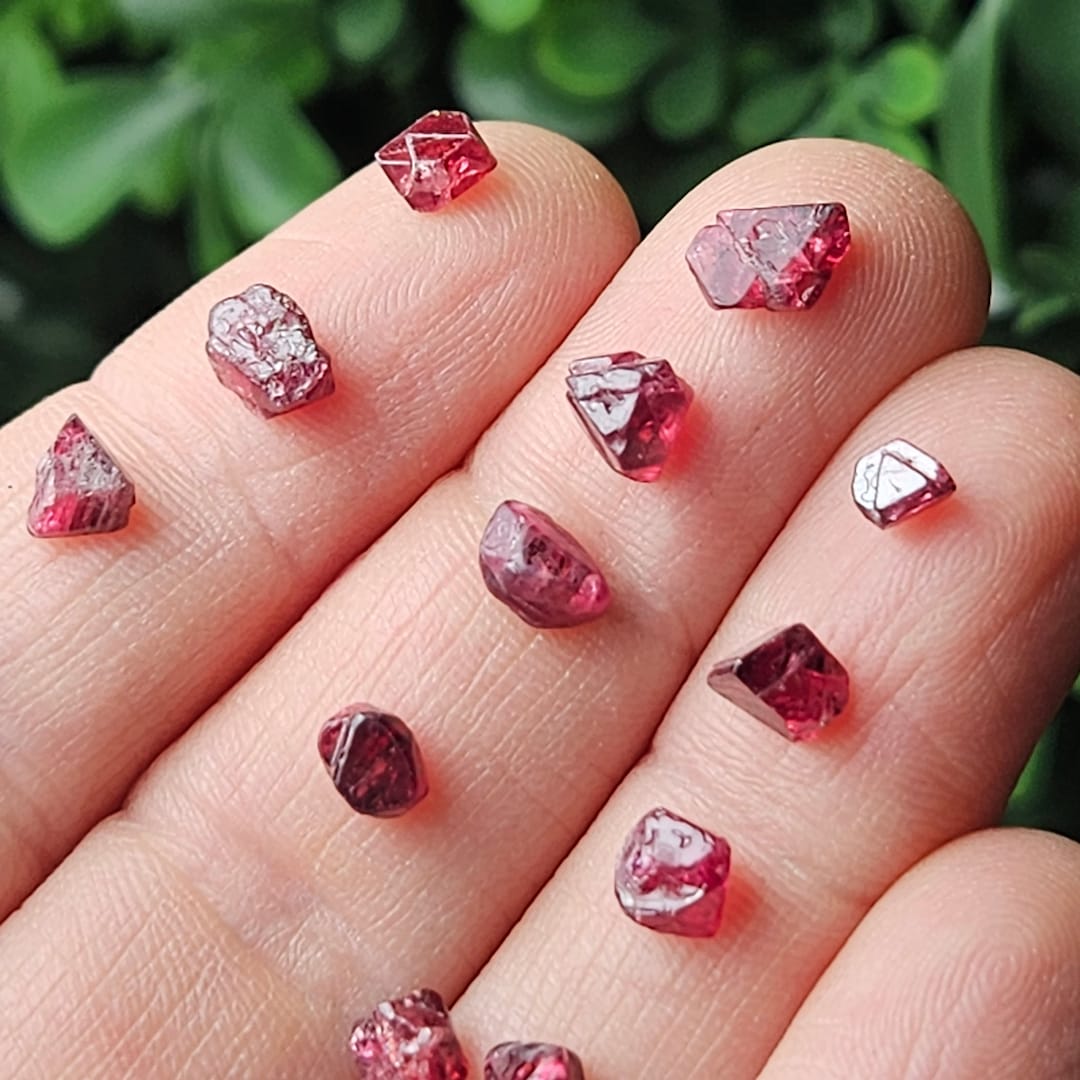 Red Spinel Crystal - Red Spinel Stones - Red Spinel Specimen - Spinel Gemstone - Red Spinel ...