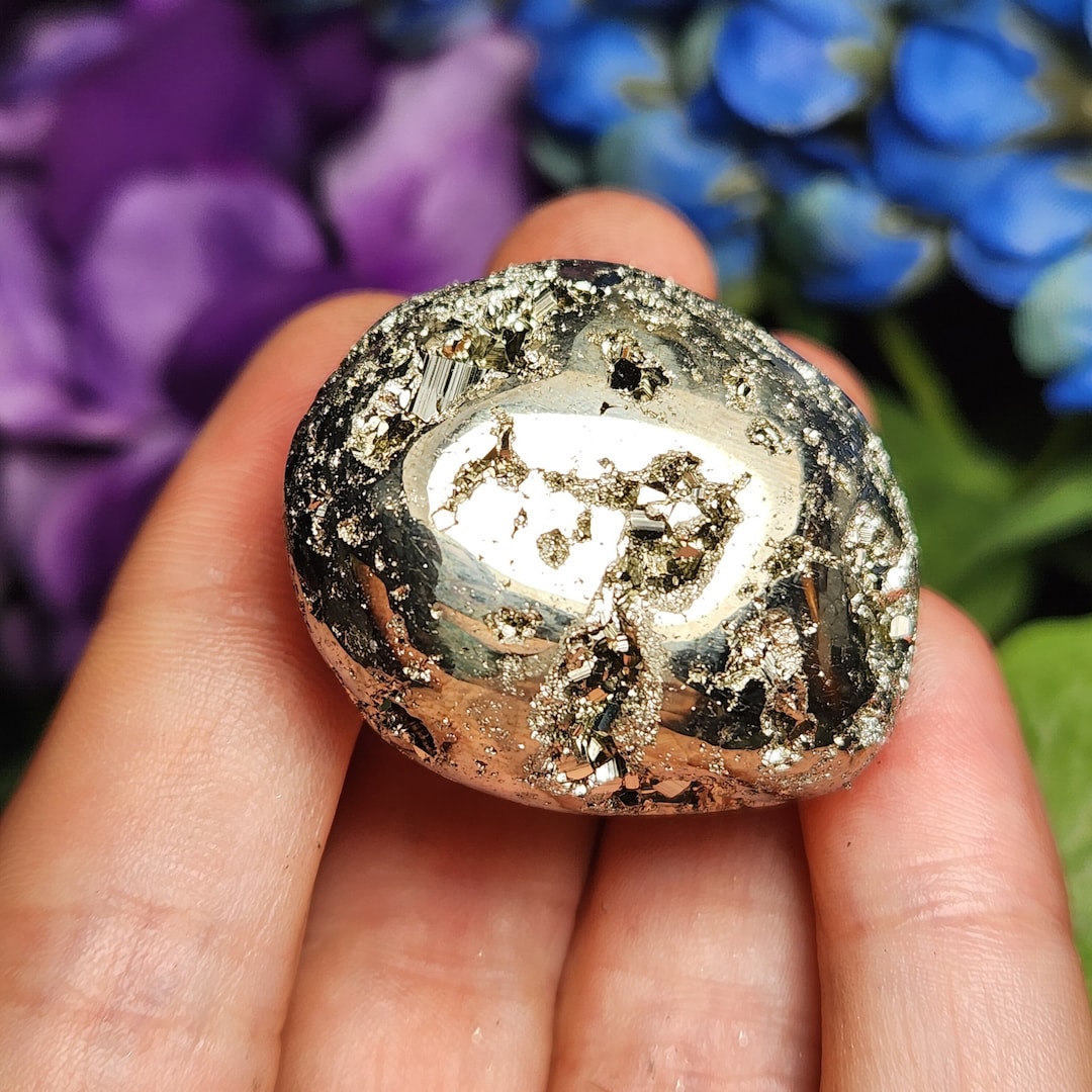 Pyrite Crystal - Fools Gold - Pyrite Stone - Pyrite Tumble - Tumbled ...