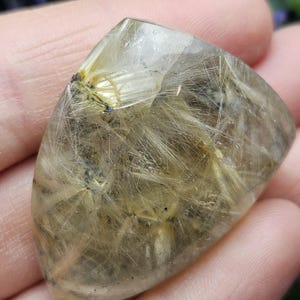 Rutile Hematite Stars in Quartz Palm Stone Rutile Star Golden Rutile ...